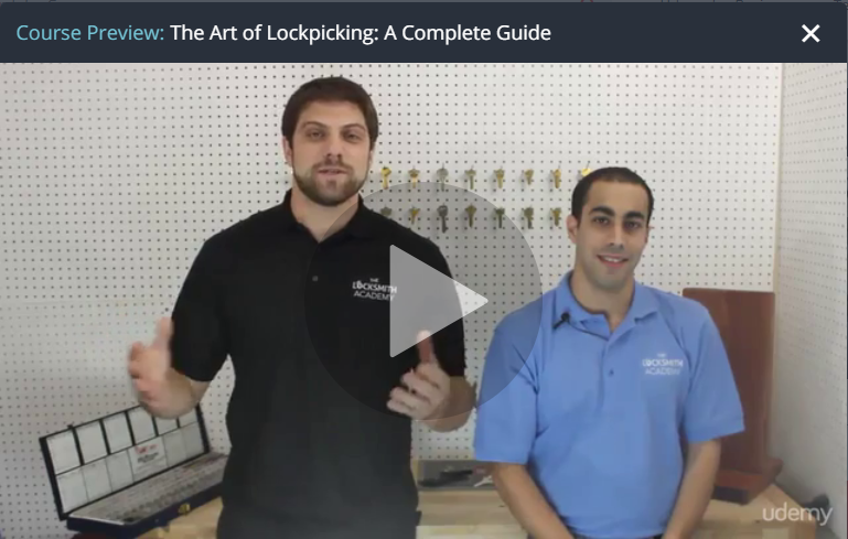 Lock Picking Course on Udemy – Lockpickable