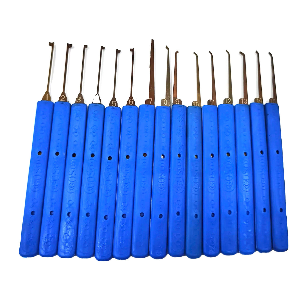 GOSO 15 PCs Beginner Lock Pick Set – Lockpickable