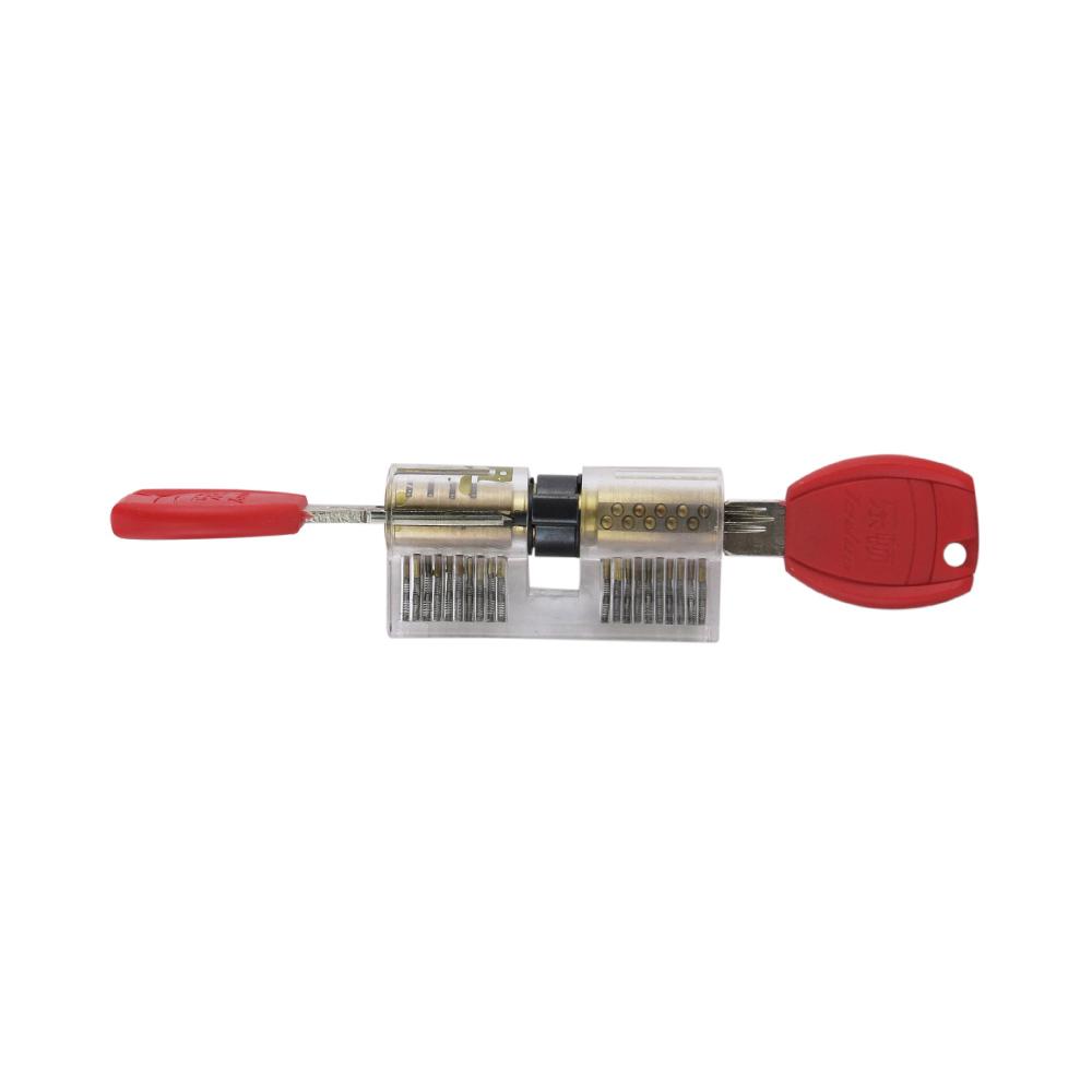 Clear Double-Ended 11 Pin Euro Cylinder Practice Lock – Lockpickable