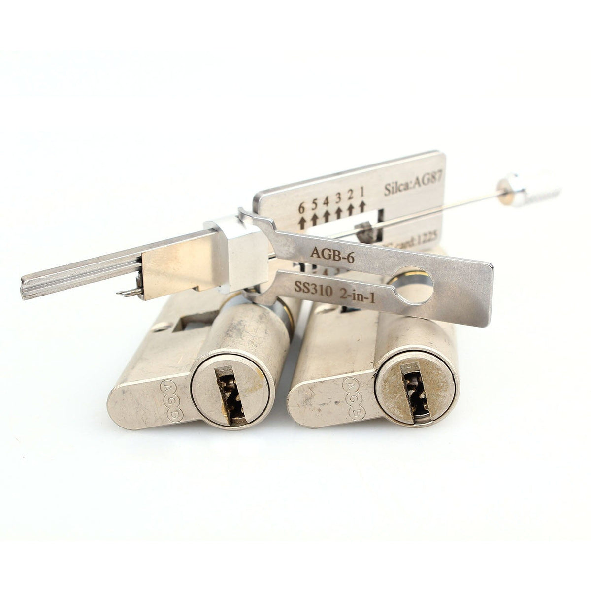 Lishi Style AGB 2-in-1 Decoder and Pick for AGB Locks Cylinders ...